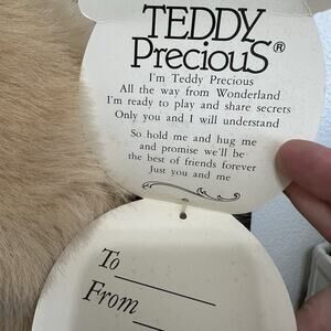 Dan Dee | Toys | Vintage Dandee Teddy Precious Bear Large 24 Plush Pink ...
